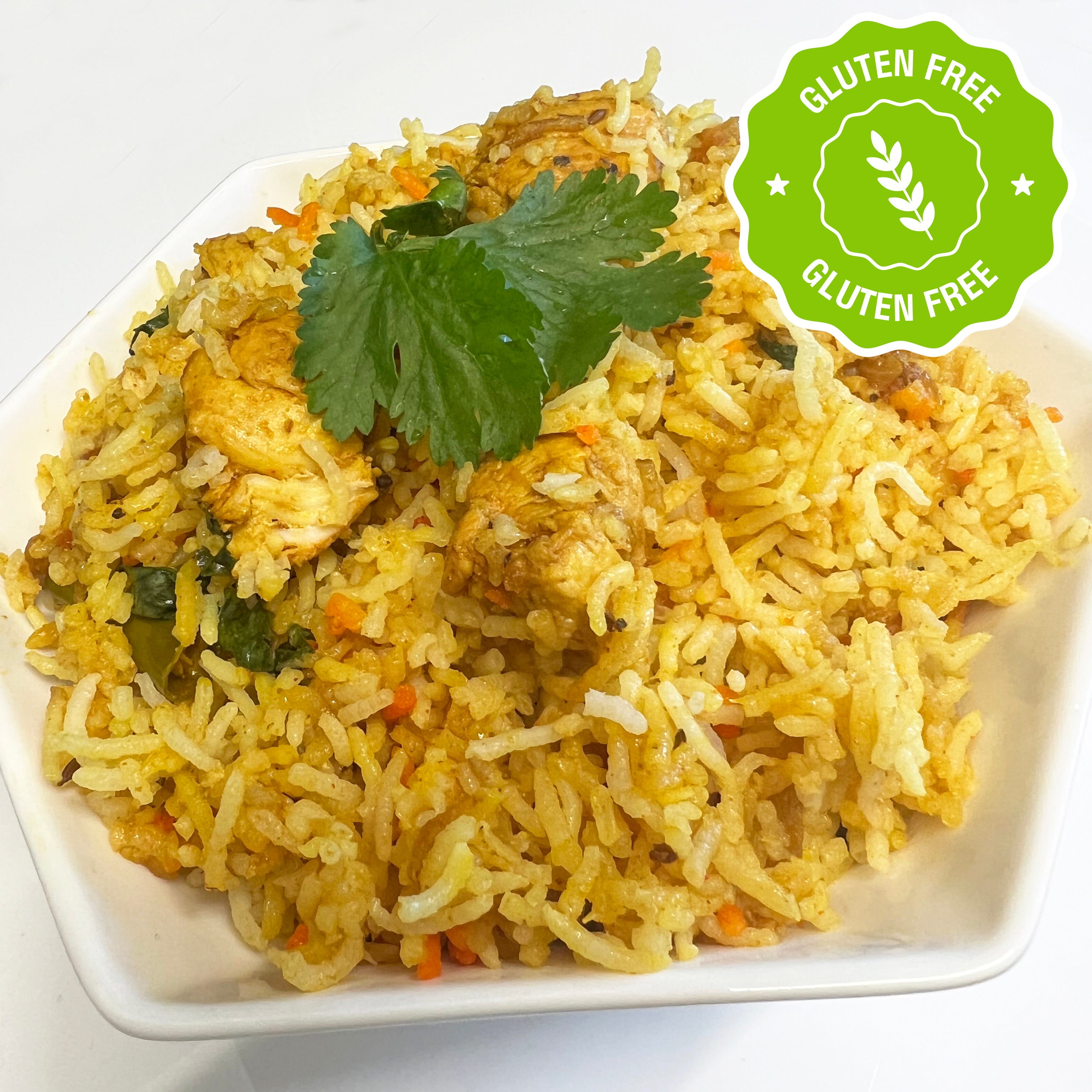 Gluten Free Chicken Biryani – Aisha Kitchen