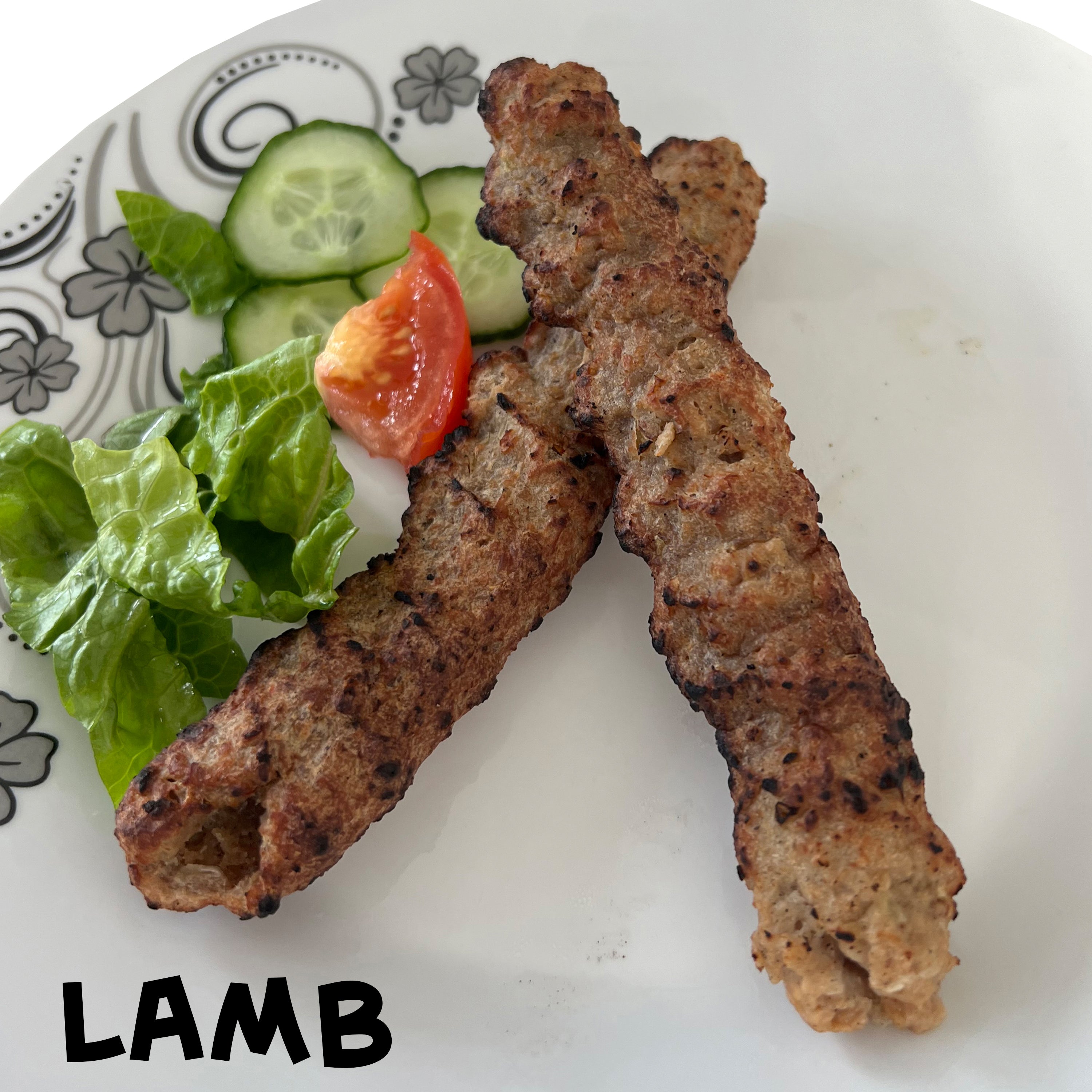 Lamb Seekh Kebab Portion 2pcs – Aisha Kitchen