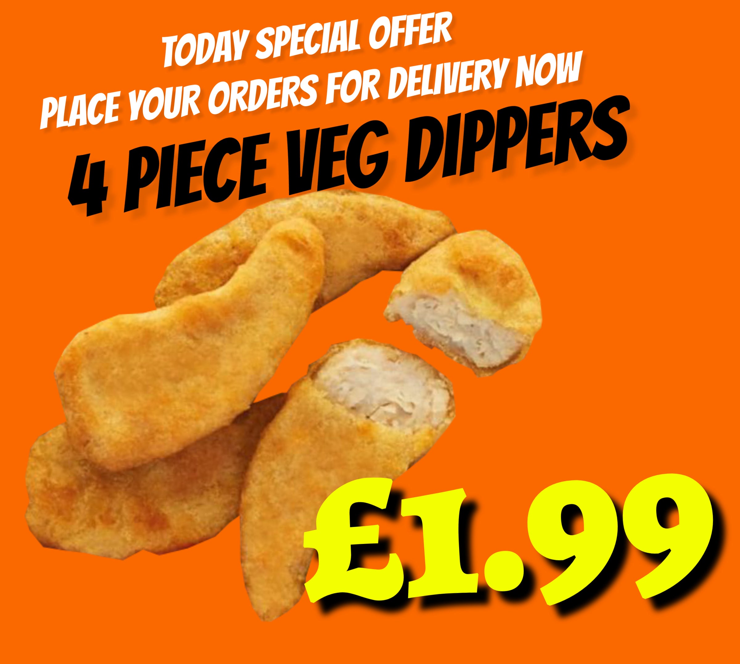 Todays Special 4 Piece Veg Dippers Deal – Aisha Kitchen